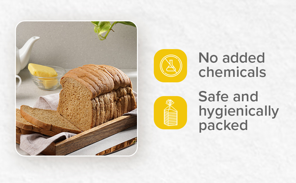 Buy Fresho Bread Brown, Safe & Preservative Free 400 Gm Online At Best ...
