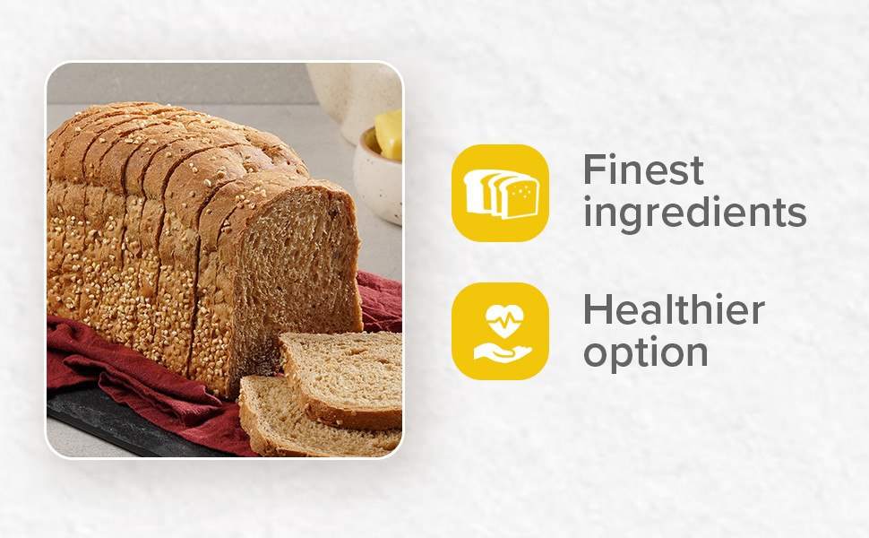 Buy Fresho Bread Whole Wheat Safe & Preservative Free 400 Gm Online At ...