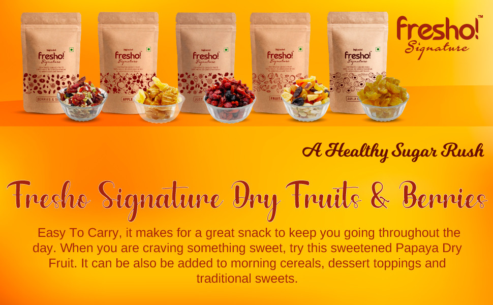 Buy Fresho Signature Dry Fruit Papaya Dehydrated 50 Gm Online At Best ...