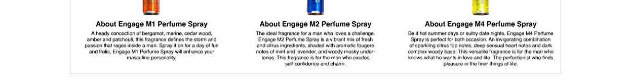 Buy Engage M3 Perfume Spray - For Men, Fresh and Minty Fragrance Online ...