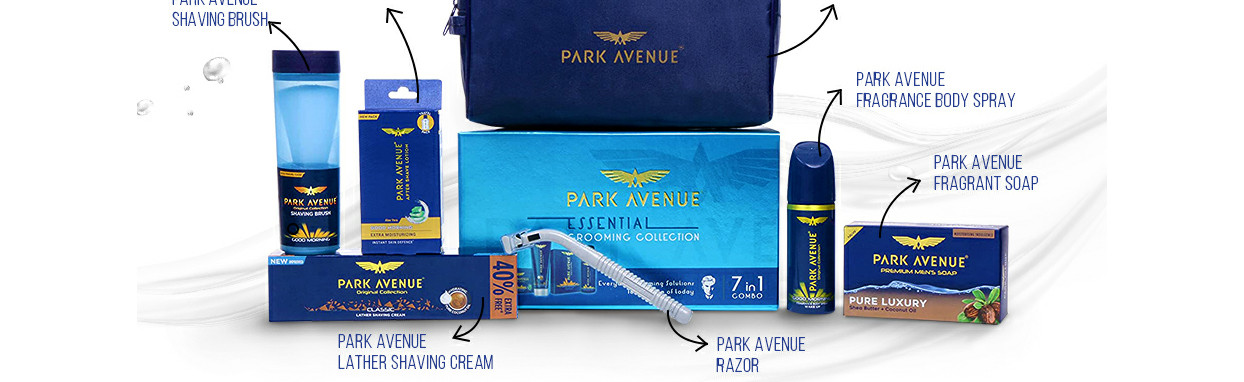 Buy Park avenue Grooming Kit For Men - Essential, With Free Travel ...