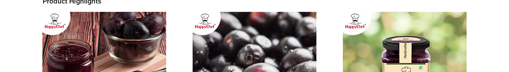 Buy Happy Chef Conserve Jamun 330 Gm Online At Best Price of Rs 125 ...