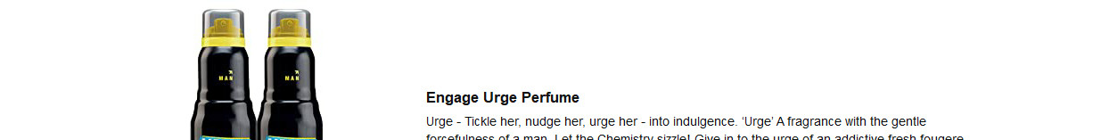 Buy Engage Mega Pack Urge Deodorant Spray - Citrus, Woody Online at ...