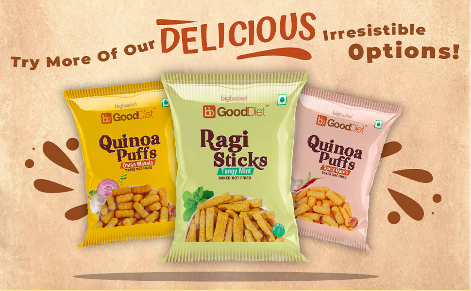 Buy bb Gooddiet Ragi Sticks - Achari Masala Online at Best Price of Rs ...