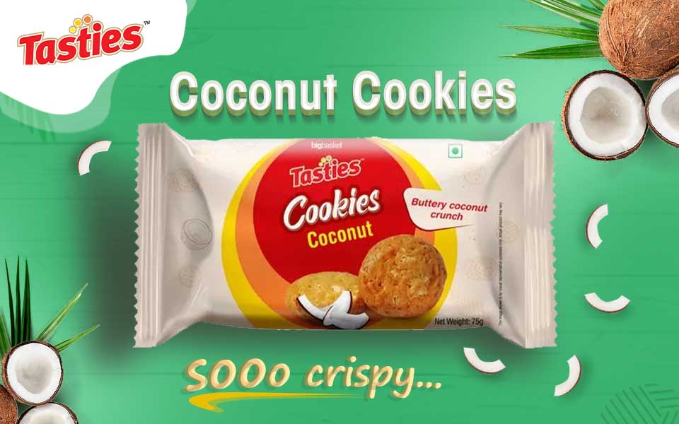 Buy Tasties Coconut Cookies Online at Best Price of Rs 26 - bigbasket
