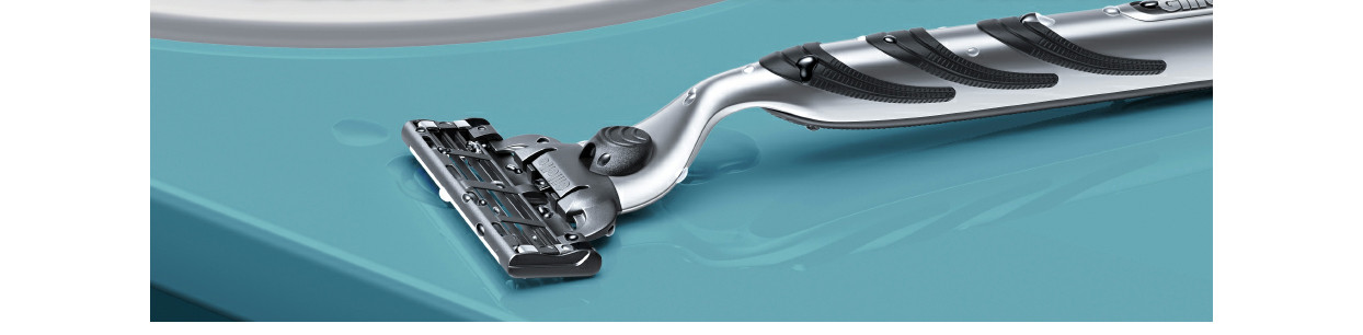 Buy Gillette Mach 3 Shaving Razor (Handle + 2 Cartridge) Online at Best ...