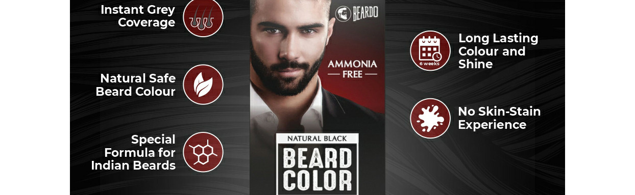 Buy Beardo Beard Colour - For Men Online at Best Price of Rs 375 ...