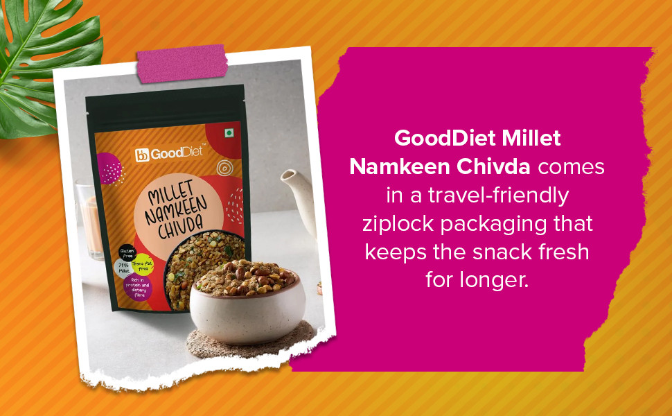 Buy GoodDiet Millet Namkeen Chivda Online at Best Price of Rs 69 ...
