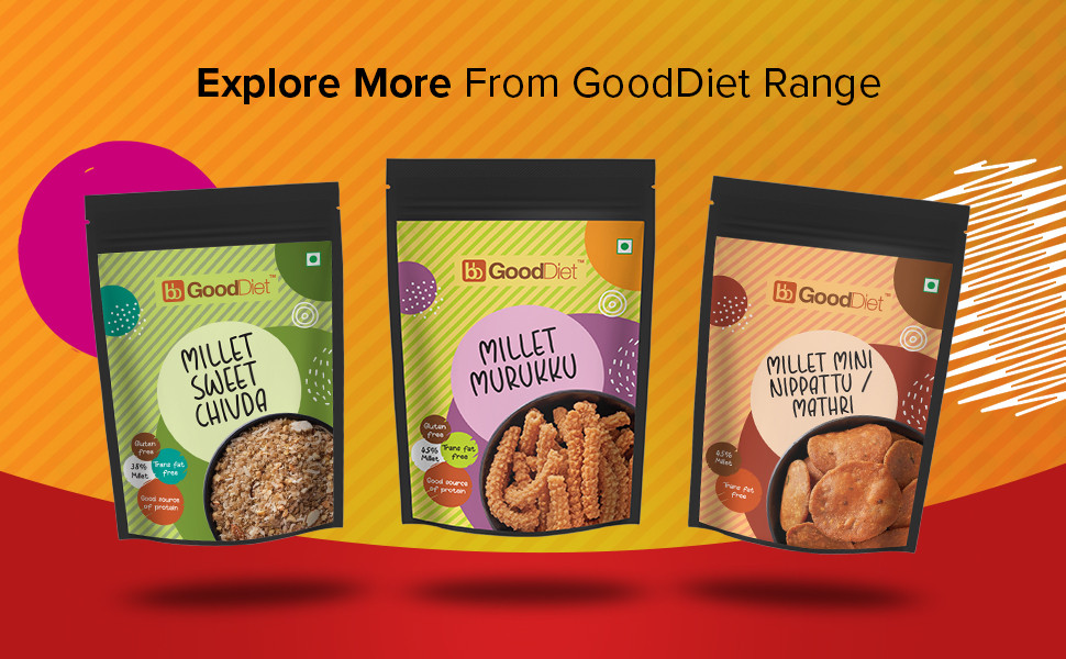 Buy GoodDiet Millet Namkeen Chivda Online at Best Price of Rs 69 ...
