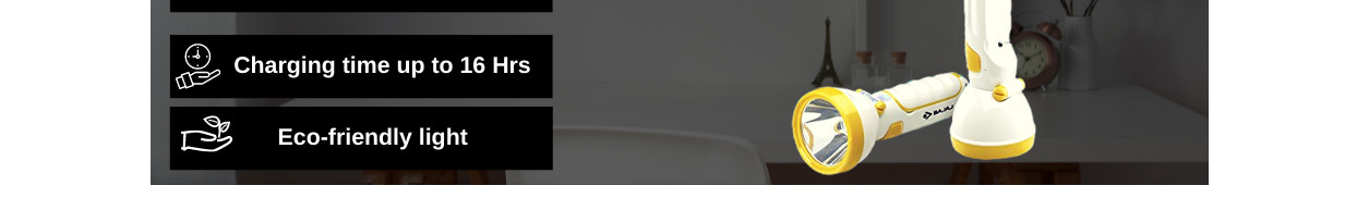 Buy Bajaj Hyperion RC LED Torch Cum Table Lamp Online at Best Price of ...