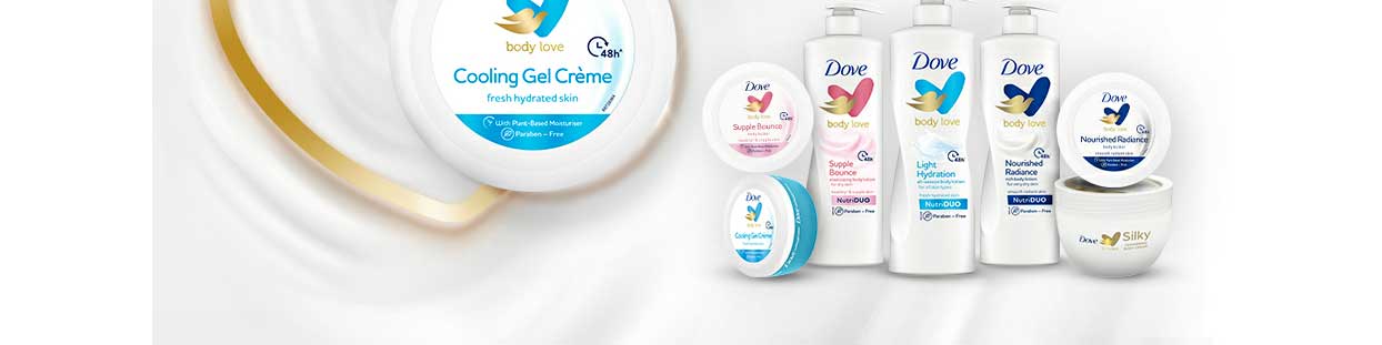 Buy Dove Nourishing Body Care - Cooling Gel Creme, 48 Hours Long ...