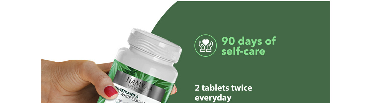 Buy Namyaa ShwetKanika For White Discharge Tablets - No Itching Online ...