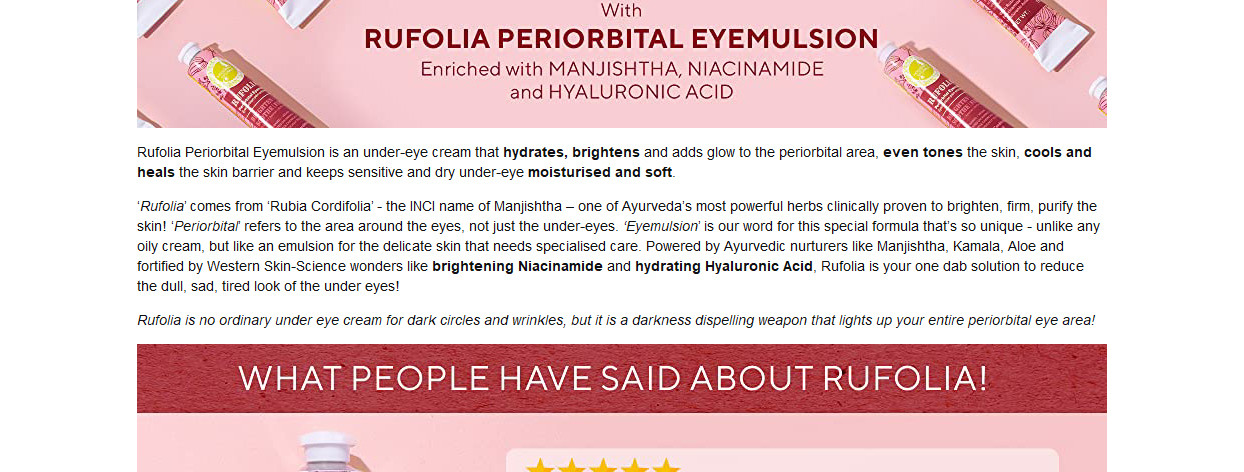 Buy A Modernica Naturalis Rufolia Periorbital Eyemulsion Eye Cream ...