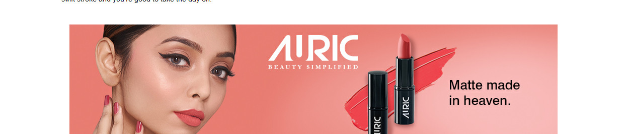Buy Auric Beauty Auric MatteCrème Lipstick - Highly Pigmented, Non ...