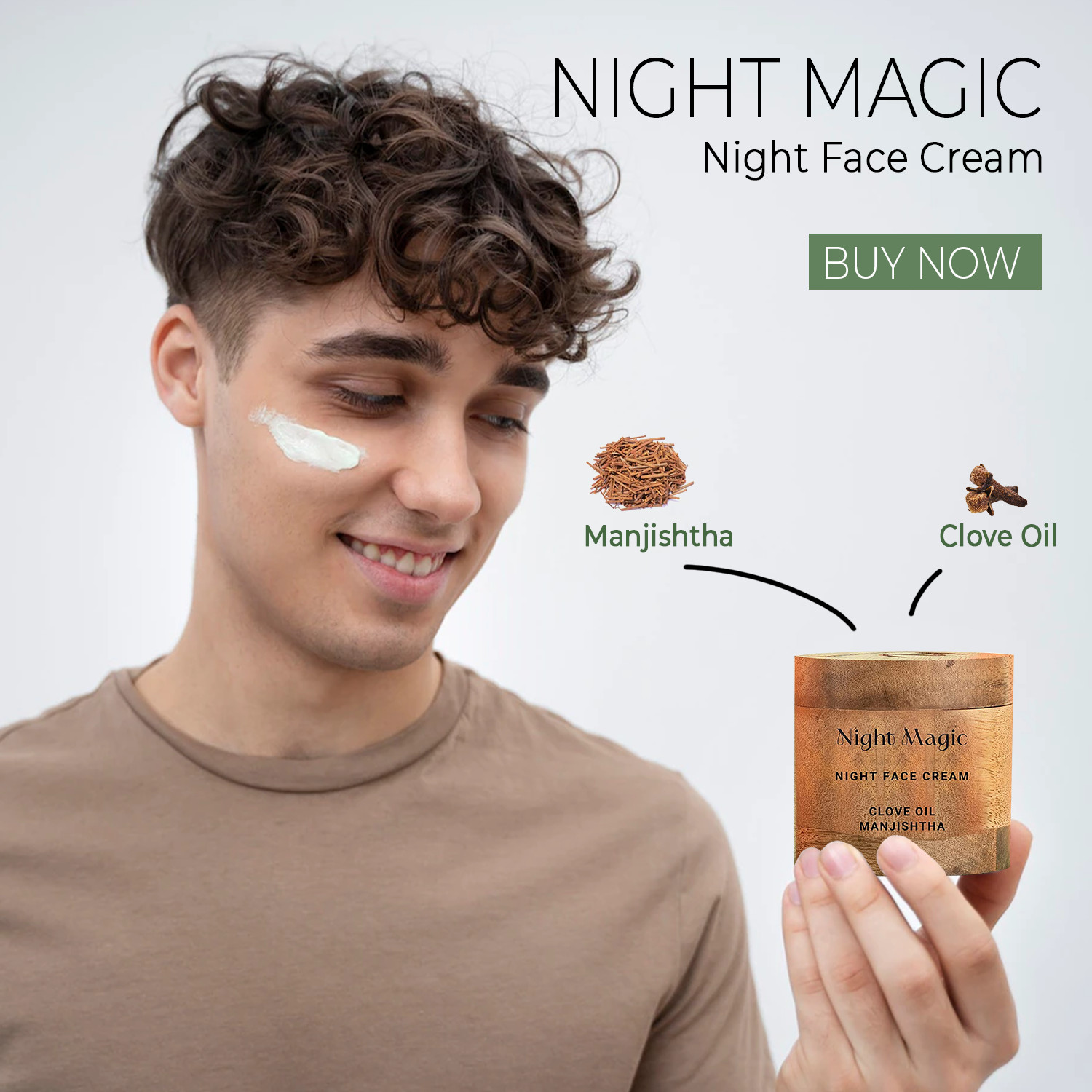 Buy Nature 4 Nature Night Magic Face Cream - Clove Oil, Manjistha ...
